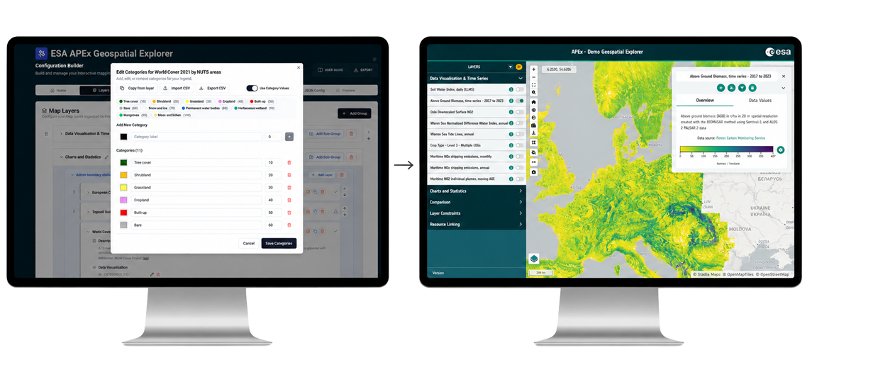 Run algorithms directly from APEx Geospatial Explorer | APEx